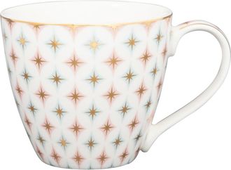 Green Gate Becher NOVELLA Weiß mit goldenen Sternen Porzellan Tasse