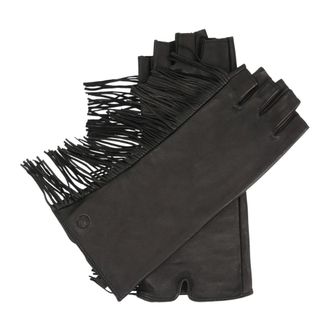 Kazar Gants en cuir sans doigts - Femme - Accessoires - Noir - Taille: M
