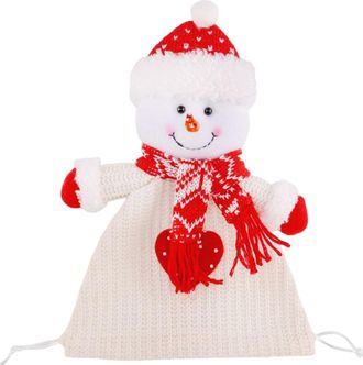 Generic Wiederverwendbare Verpackungstasche - -Puppen-Organizer mit Kordelzug und Weihnachtsdruck | Sockenbeutel Geschenkbox f&uuml;r Hosen zum Schlafen Spielen