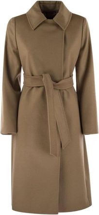 Max Mara Manteau en laine Bcollag - Femme - Manteaux - Brun - Taille: 40 FR
