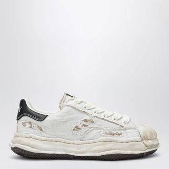 Miharayasuhiro Blakey Sneaker aus wei&szlig;em Canvas im Used-Look