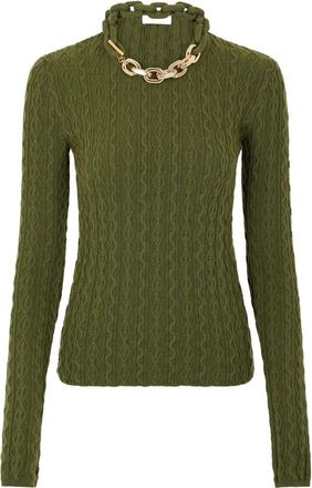 Paco Rabanne Cable-knit Top