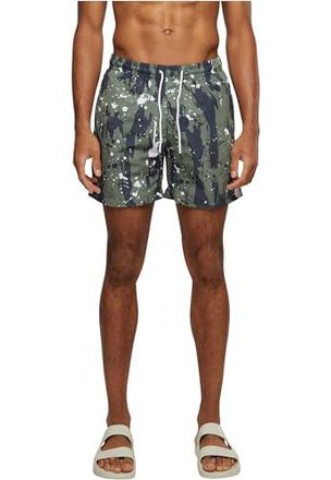 Urban Classics Short de Bain pour Homme Motif Maillot de Bain hawa&iuml;en - - 3X-Large