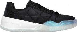 Skechers Denali Sneaker f&uuml;r Damen, Keilabsatz (Schwarz/Wei&szlig;)
