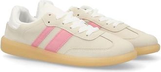 Shoes & Blues Chaussures de sport &eacute;l&eacute;gantes pour femme, confortables, style d&eacute;contract&eacute;, fermeture &agrave; lacets, usage quotidien., nude, 36 EU