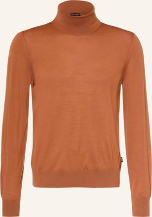 HUGO BOSS Rollkragenpullover Musso rot