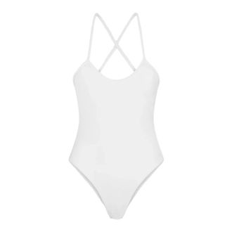 F**k Stylischer Einteiler - - Swimwear - Damen - Wei&szlig; - M