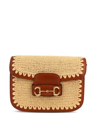 Gucci sac porté épaule Horsebit 1955 - Tons neutres
