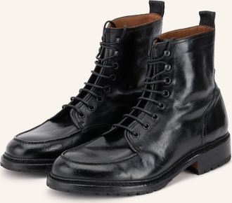 Cordwainer Schn&uuml;rboots schwarz
