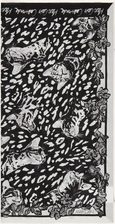 Marc Cain Tuch schwarz