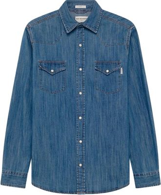 Roy Rogers Homme, Chemises, Bleu, Taille: XL Martin Shirt