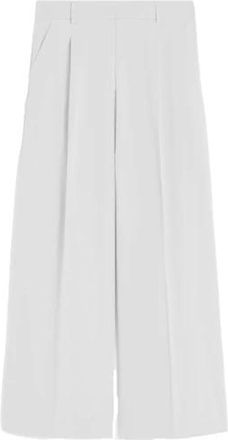 Max Mara Femme, Pantalons, Blanc, Taille: 40 FR Wide Pantalons