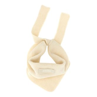 Jacquemus Le Chale Gros-Grain Bandana - Femme - Accessoires - Beige - Taille: ONE Size