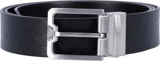 Emporio Armani Homme, Accessoires, Noir, Taille: ONE Size Ceinture Languette &Eacute;l&eacute;gante
