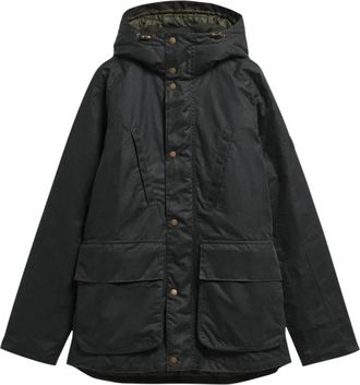 Barbour Oakdale Wachsjacke - - Coats - Herren - Gr&uuml;n - L