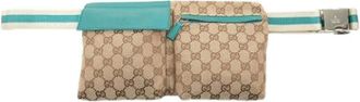 Gucci Sac banane en toile Pre-owned - Femme - Pre-owned - Beige - Taille: ONE Size