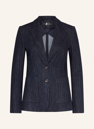 Luisa Cerano Luisa Cerano Blazer In Jeansoptik Mit Glitzergarn blau