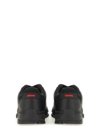 HUGO BOSS Mesh-Detailed Sneakers - Black