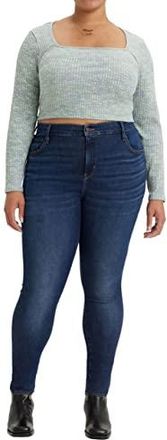 Levi's Plus Size 720 High Rise Super Skinny Jeans, Love Song Dark, 14 S Femme