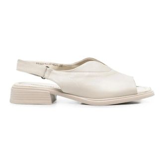 Sergio Moretti Femme, Chaussures, Gris, Taille: 40 EU Sandales Slingback &agrave; brides auto-agrippantes Firenze