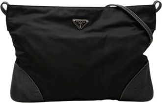 Prada Sac bandouli&egrave;re en nylon pr&eacute;-appartenant - Femme - Pre-owned - Noir - Taille: ONE Size