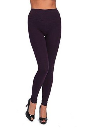 FUTURO FASHION Futuro Fashion Legging taille haute pour femmes, grandes tailles, LWP - Violet - 58