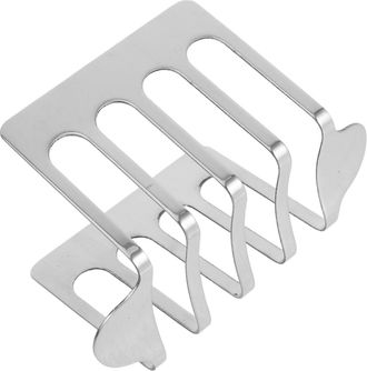 Amosfun Edelstahl Toastst&auml;nder Stabiler Brothalter rutschfest f&uuml;r K&uuml;chentheke Multifunktional Vielseitig f&uuml;r Brot Kuchen und Tischaufbewahrung Haushalt K&uuml;che 