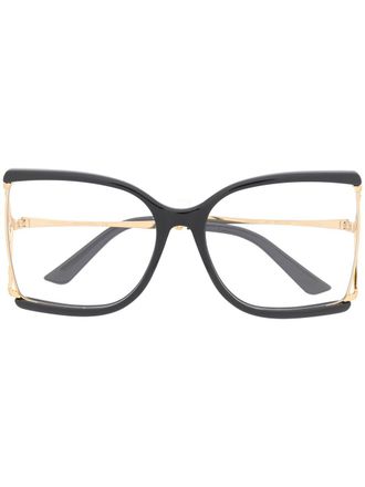 Gucci Oversized-Brille - Schwarz