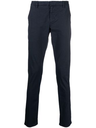 Dondup pantalon chino &agrave; coupe droite - Bleu