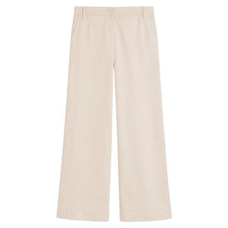 Max Mara Femme, Pantalons, Beige, Taille: 34 FR Wkdariete Wide Pantalons