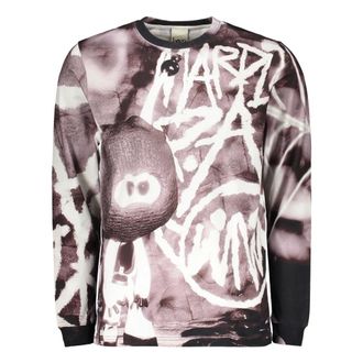 P.A.M. Lang&auml;rmeliges bedrucktes T-Shirt - - Tops - Herren - Schwarzk - M