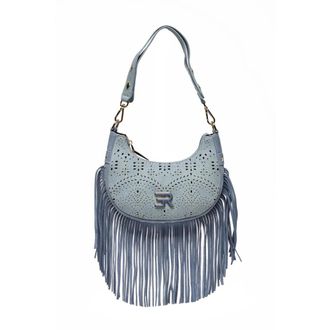 Ermanno Scervino Femme, Sacs, Bleu, Taille: ONE Size Hobo Terra Jeans
