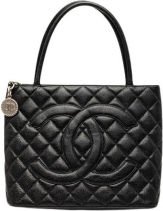 Chanel Pre-owned Medallion Tote Bag - Femme - Pre-owned - Noir - Taille: ONE Size