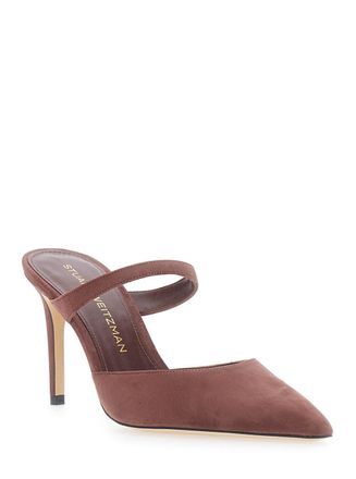Stuart Weitzman Womens Pumps Stuart Brown Leather