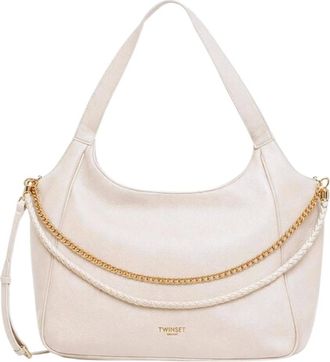Twinset Femme, Sacs, Beige, Taille: ONE Size Grand sac port&eacute; &eacute;paule