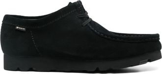 Clarks Derby-Schuhe aus Wildleder - Schwarz