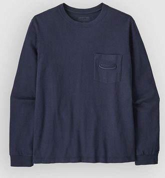 Patagonia Mw 95 Oval Logo Pocket Longsleeve new navy