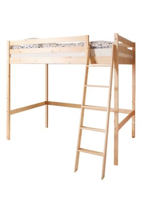 MID.YOU Mid.you Hochbett Ticaa 891341 Matthias 140, Kiefer, Holz, Kiefer, massiv, H&ouml;he ca. 16 cm, links montierbar, rechts montierbar, 140x200 cm, f&uuml;r Rollros