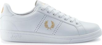 Fred Perry Herren, Schuhe, Wei&szlig;, 43 EUGr&ouml;&szlig;e