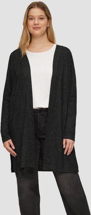 s.Oliver Cardigan Indoor-Jacke Langer Cardigan mit Glitzergarn