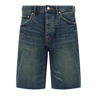 Purple P059 Vintage Mid Bermuda Shorts - - Shorts - Herren - Blau - W31