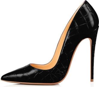 Generic Escarpins à Talons Hauts Tendance pour Femmes, Chaussures de Soirée à Bout Pointu et Fermé à Talons Aiguilles Sexy Et élégantes à Enfiler Confortables