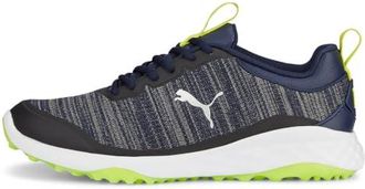 Puma Chaussures de Golf Fusion Pro pour Homme, Puma Navy PUMA Silver Lime Smash, 42 EU