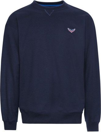 Trigema Sweatshirt TRIGEMA Oversized Sweatshirt mit Logo-Patch