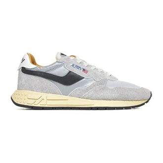 Autry Homme, Chaussures, Gris, Taille: 43 EU Baskets Basses Reelwind en Argent