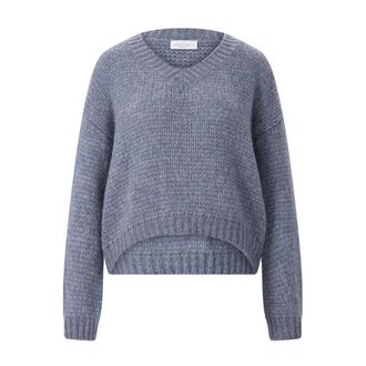 Roberto Collina V-Ausschnitt Strickware - - Knitwear - Damen - Blau - XS