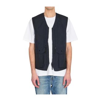 Stone Island Homme, Vestes, Bleu, Taille: M Metal Lamina Poly Ripstop Vest