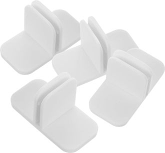BESPORTBLE NUOBESTY 4 St&uuml;ck Schubladenteiler Befestigungsklammern aus Kunststoff Zuverl&auml;ssige Halterklemmen f&uuml;r K&uuml;chen Bad und B&uuml;roschubladen rutschfeste Trennwa