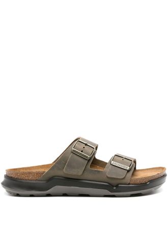 Birkenstock sandales Arizona en daim - Vert