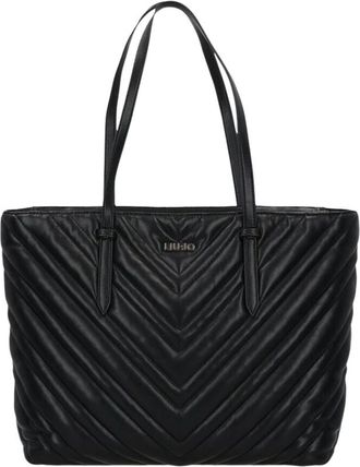 Liu Jo Femme, Sacs, Noir, Taille: ONE Size Shopping bag grande matelass&eacute;